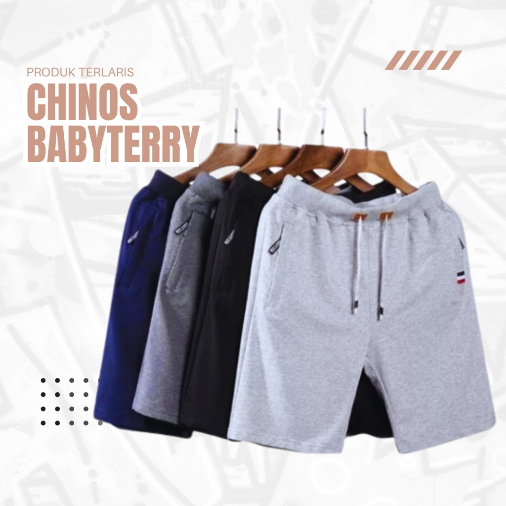 Jual Baby Terry 70 Ribu dapat 4 Celana Pendek Sport Zipper Fleece ...