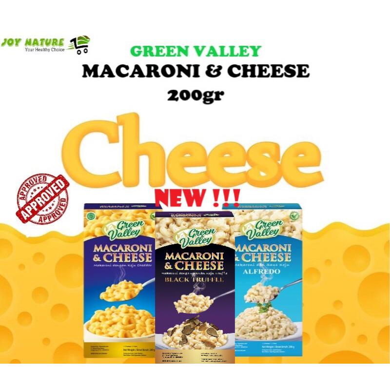 Jual Green Valley Macaroni & Cheese 200gr - Mac n Cheese | Shopee Indonesia