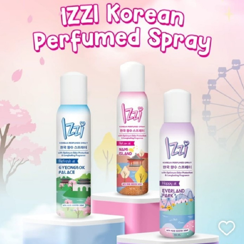 Jual IZZI KOREAN Perfume Spray 150 ml | Body Spray 150 ml | Shopee ...