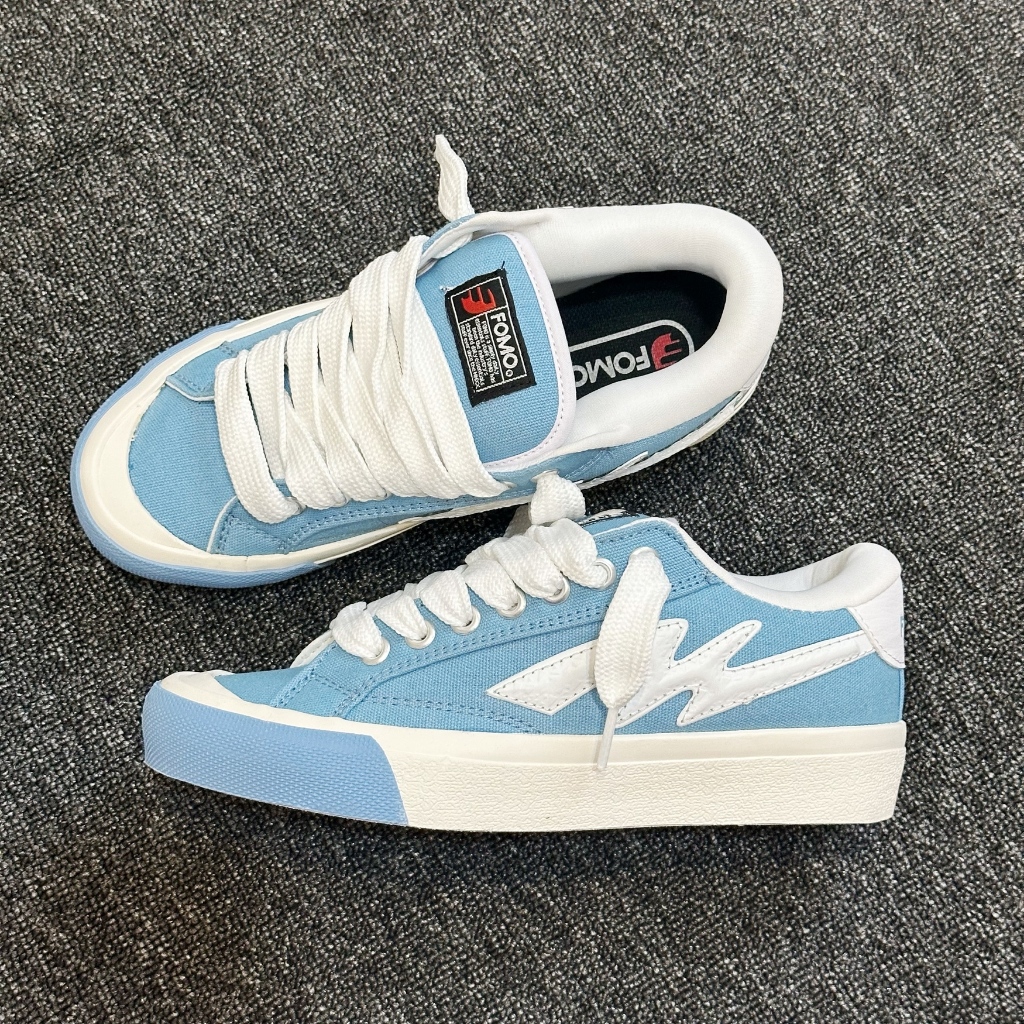 Jual Sepatu FOMO Obezt Gemuk Ice Blue 39-44 Sepatu Sneakers Casual ...