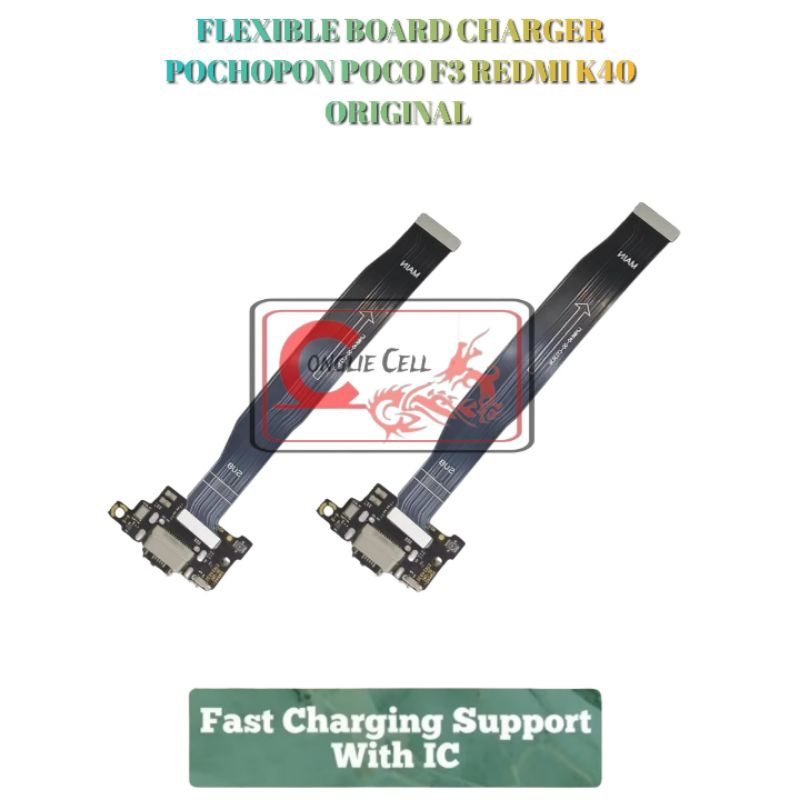 Jual PAKET FLEXIBLE BOARD CHARGER POCOPHON POCO F3 REDMI K40 ORIGINAL ...