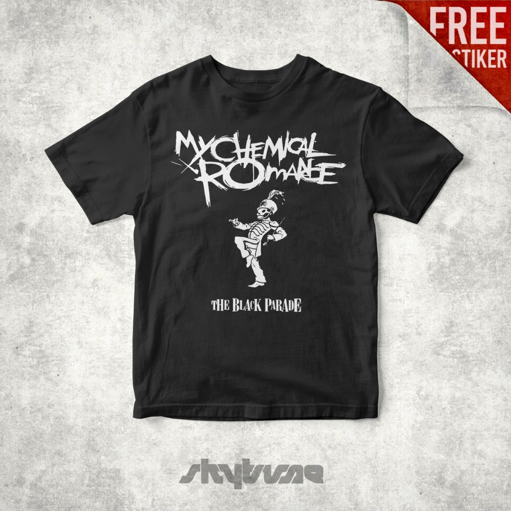 Jual SKYTUNE - T-shirt Kaos MCR My Chemical Romance The Black Parade ...