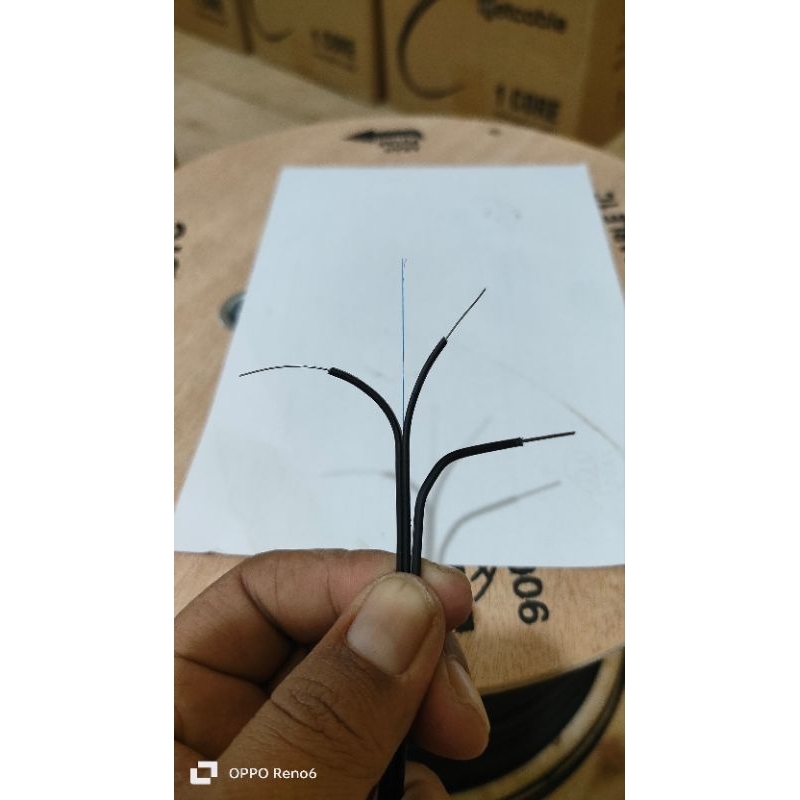 Jual kabel 2 core 3 sling fiberoptik 1000m dropcore 2 core 3 sling ...