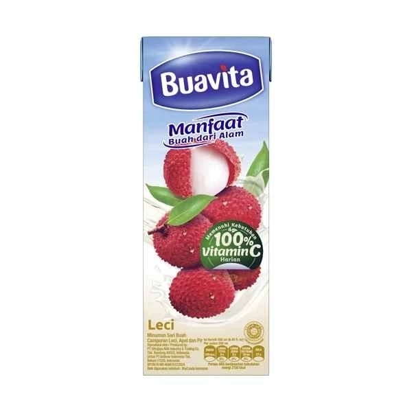 Jual BUAVITA JUICE LYCHEE RASA LECI 245ML | Shopee Indonesia