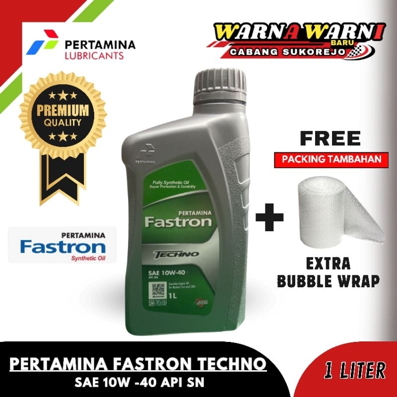 Jual OLI PERTAMINA FASTRON TECHNO 10W 40 (1 LITER) | Shopee Indonesia