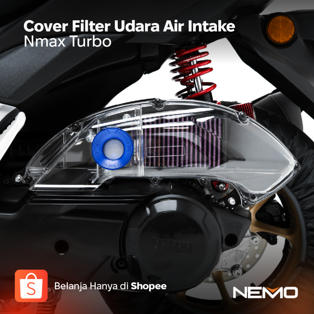 Jual Cover Filter Udara Air Intake Transparan Nmax Turbo | Shopee Indonesia
