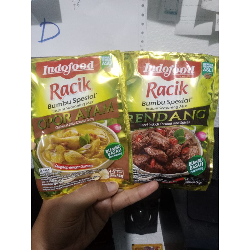Jual BUMBU RACIK INDOFOOD OPOR/RENDANG 50GRAM | Shopee Indonesia