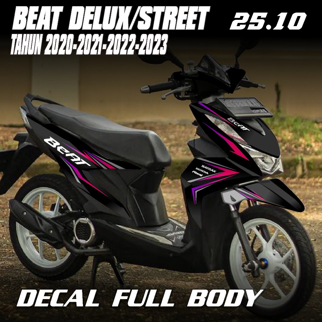 Jual COD Decal Stiker DECAL BEAT DELUXE BEAT STREET TAHUN 2020-2021 ...