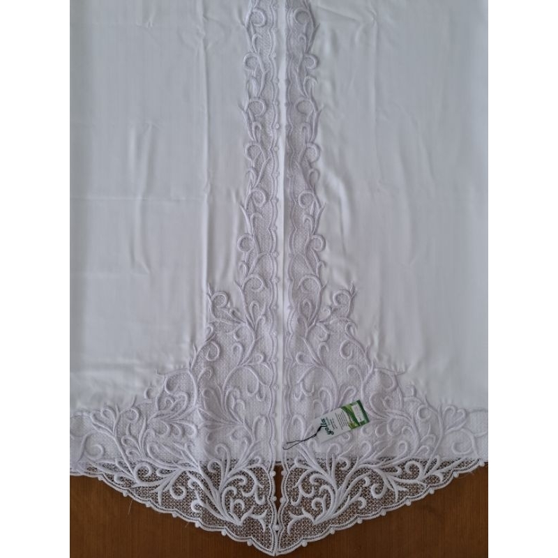 Jual Bahan Kebaya Bordir Kerancang Halus Senada | Shopee Indonesia