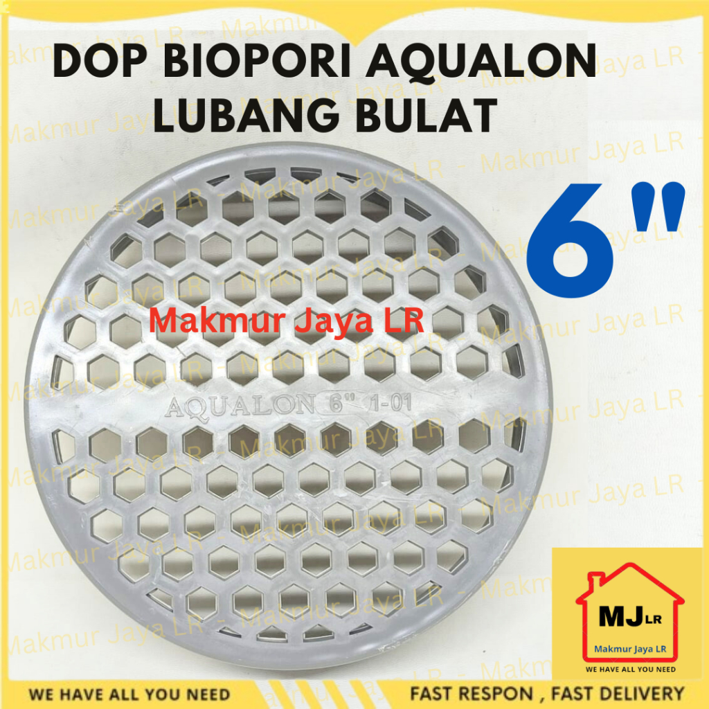 Jual DOP Saringan BIOPORI 6" 6 inch lubang bulat END CAP Walet Tutup ...