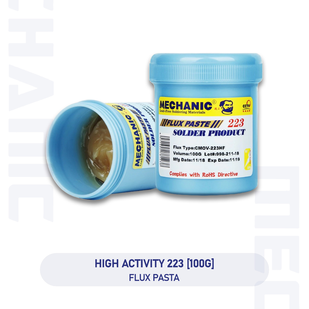 Jual MECHANIC Flux High Activity 223 CC-Pasta Solder 100Gr Original ...