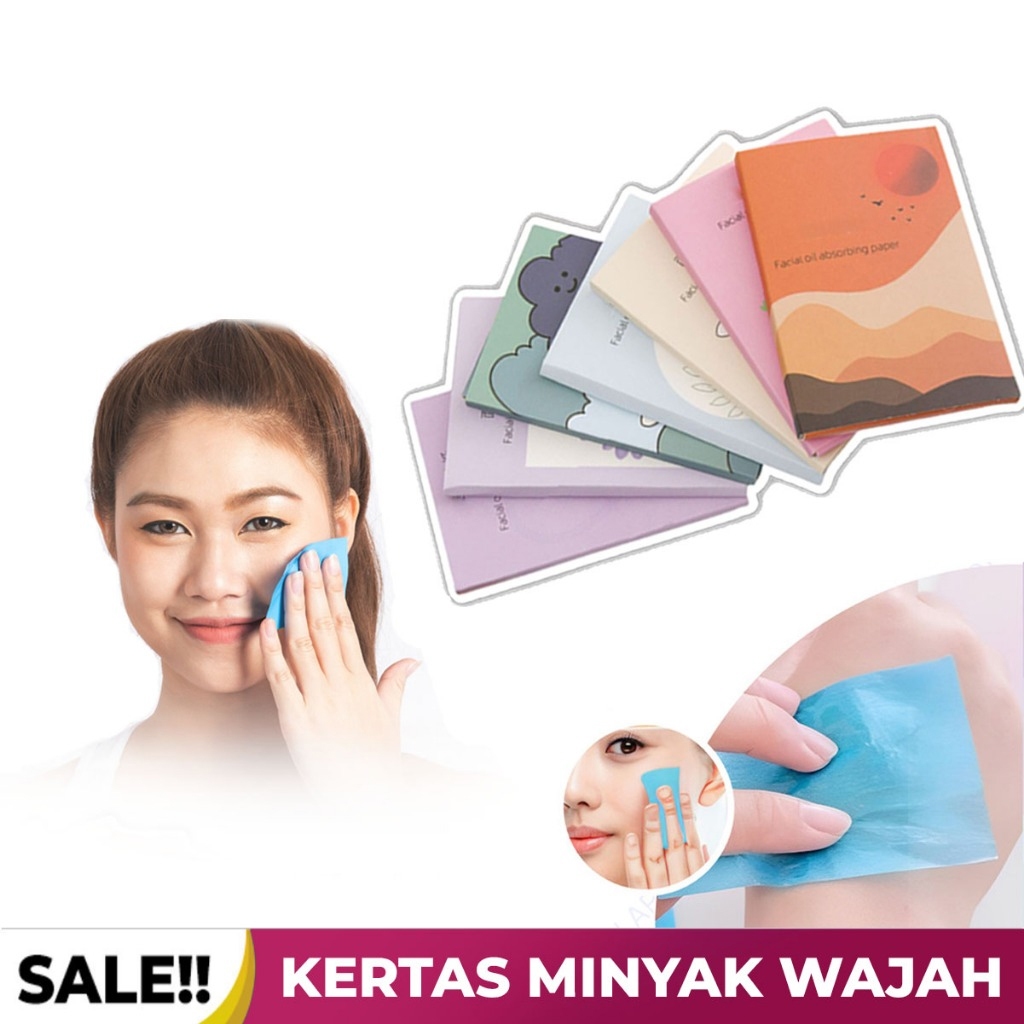 Jual ( ISI 50 LEMBAR ) Kertas Linen Tissue Penyerap Minyak Wajah Oil ...