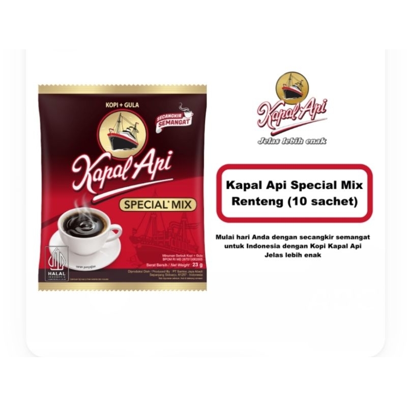 Jual Kapal Api Mix Sachet Rencengan ( isi 10 ) | Shopee Indonesia