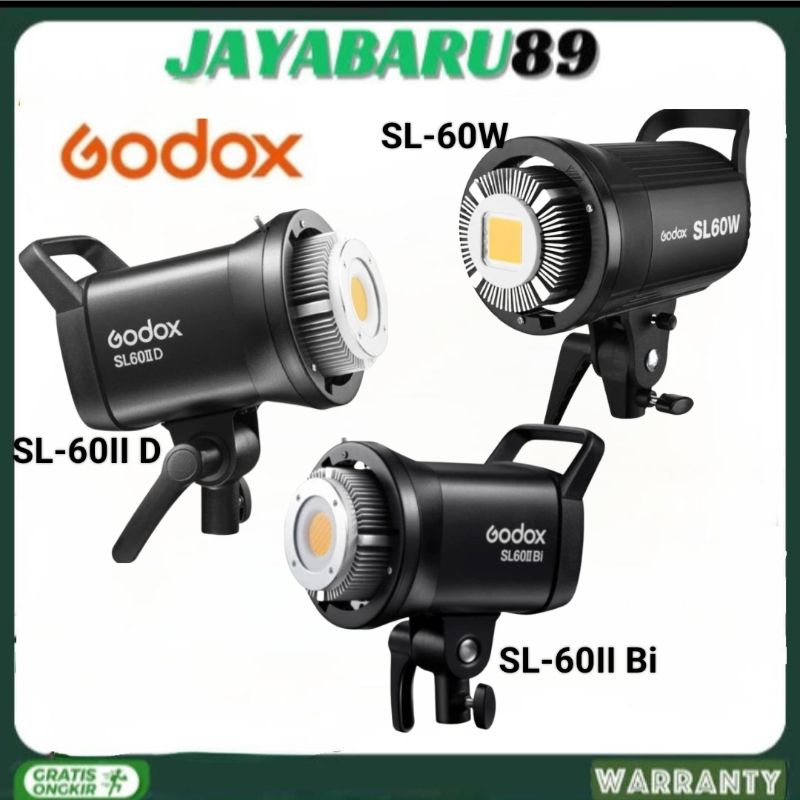 Jual GODOX SL60W SL60ll Bi ,SL60IIBi ,SL60II D,SL-60II D,SL60llD LAMPU LED LIGHTING STUDIO FOTO ...