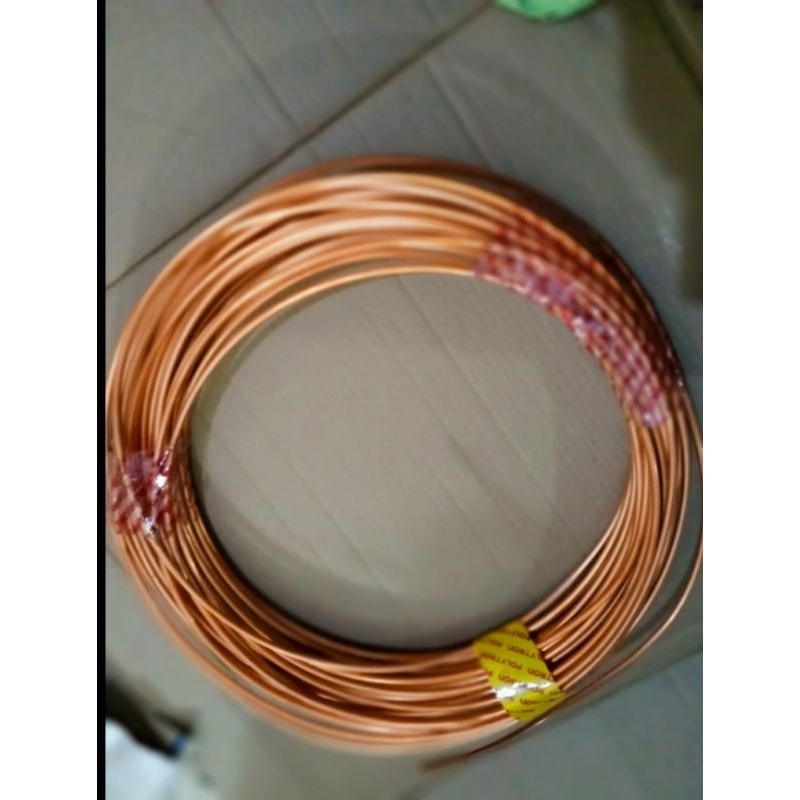 Jual PIPA TEMBAGA UNTUK KULKAS/AC/FRESER/SHOWCASE TEBAL 0,6 UKURAN 1/4 ...