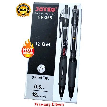 Jual [1 Pak] Gel Pen / Pulpen Bolpen Pena Joyko GP-265 Q Gel 0.5mm | Shopee Indonesia