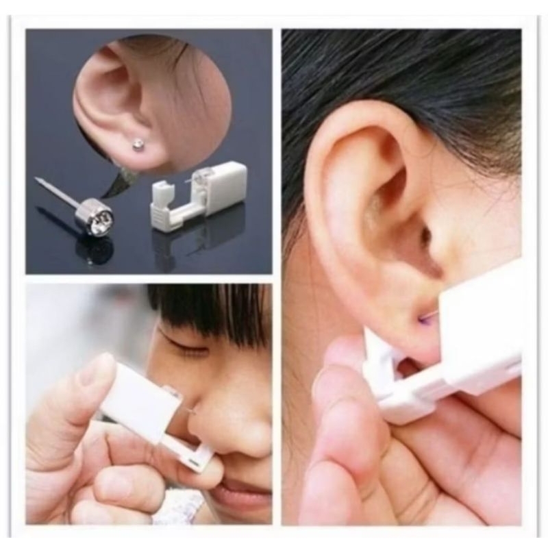 Jual Alat tindik Telinga/Hidung size 3mm & 4mm / Ear piercing Gun ...