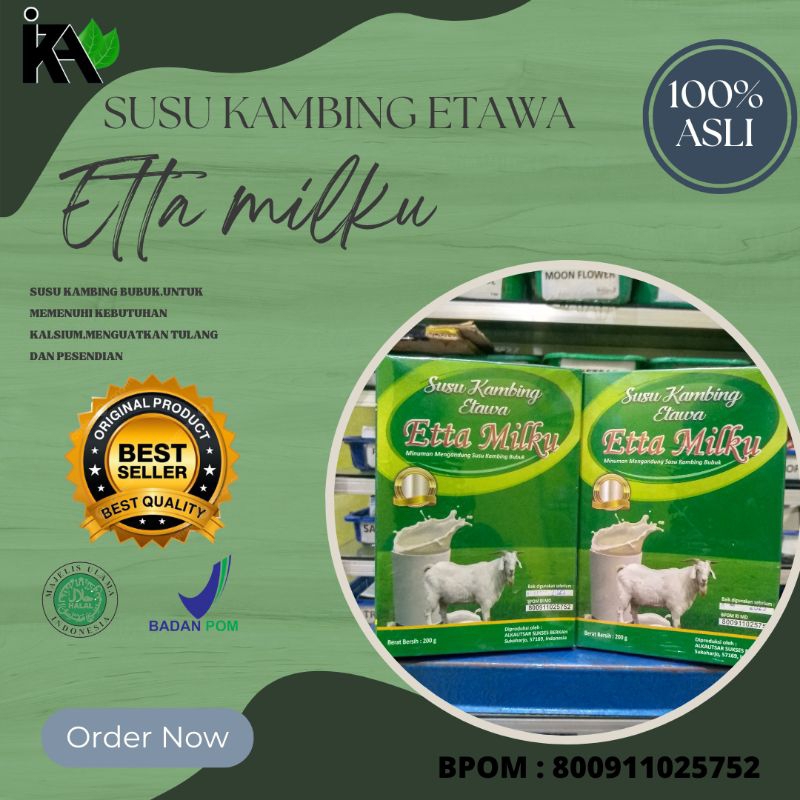 Jual [HARGA PERBOX / PERKOTAK] SUSU KAMBING ETAWA ETTA HERBA / SUSU TBC ...