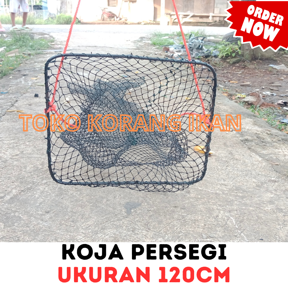Jual Korang Ikan Kotak 120 Cm | Koja Ikan | Korang Pancing | Bubu Ikan ...