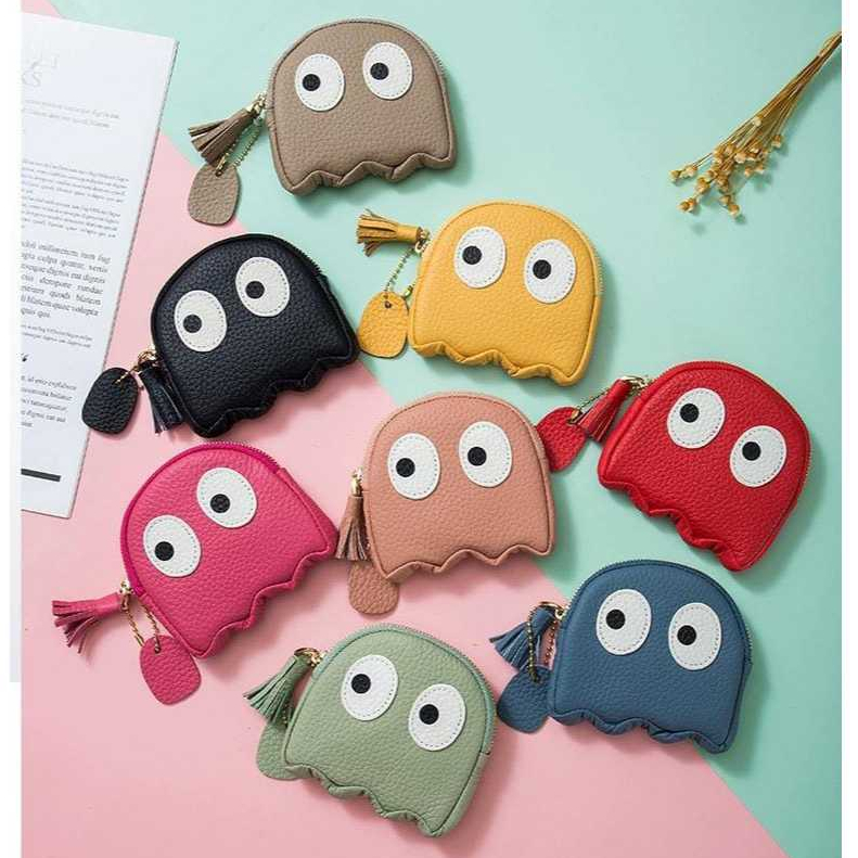 Jual Junes - Dinky Bag Pacman Gantungan Tas Dompet Wanita Lucu Korea ...