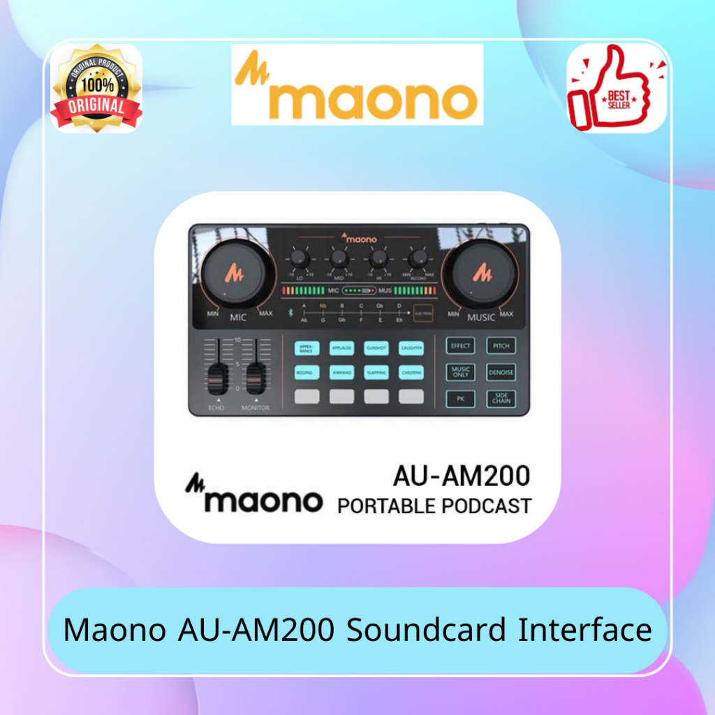 Jual Maono AU-AM200 Soundcard Audio Interface | Shopee Indonesia