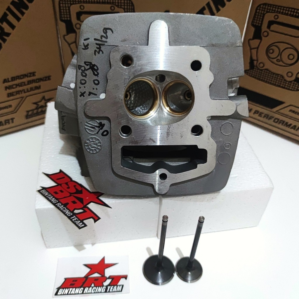 Jual SUPER HEAD DEKSEL BRT TIGER GL PRO MEGAPRO CB OLD CNC PORTING KLEP ...