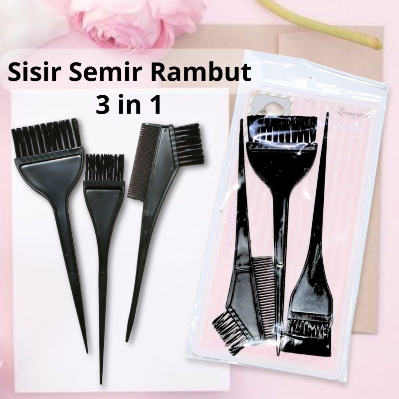 Jual Sisir Semir Rambut 3 in 1 / Alat Semir Rambut | Shopee Indonesia