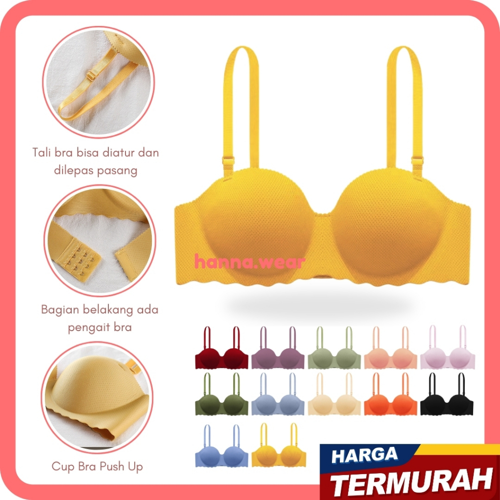 Jual (BH UKURAN KECIL) Bra Push Up KECIL Tanpa Kawat 36412 (Tolong Cek ...
