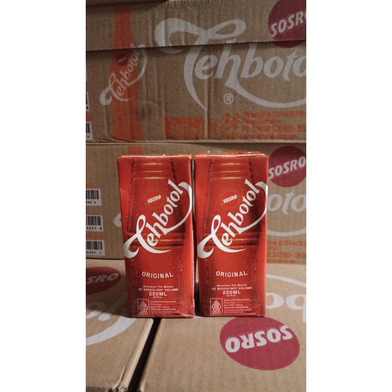 Jual Teh Botol Sosro 250ml Karton | Shopee Indonesia