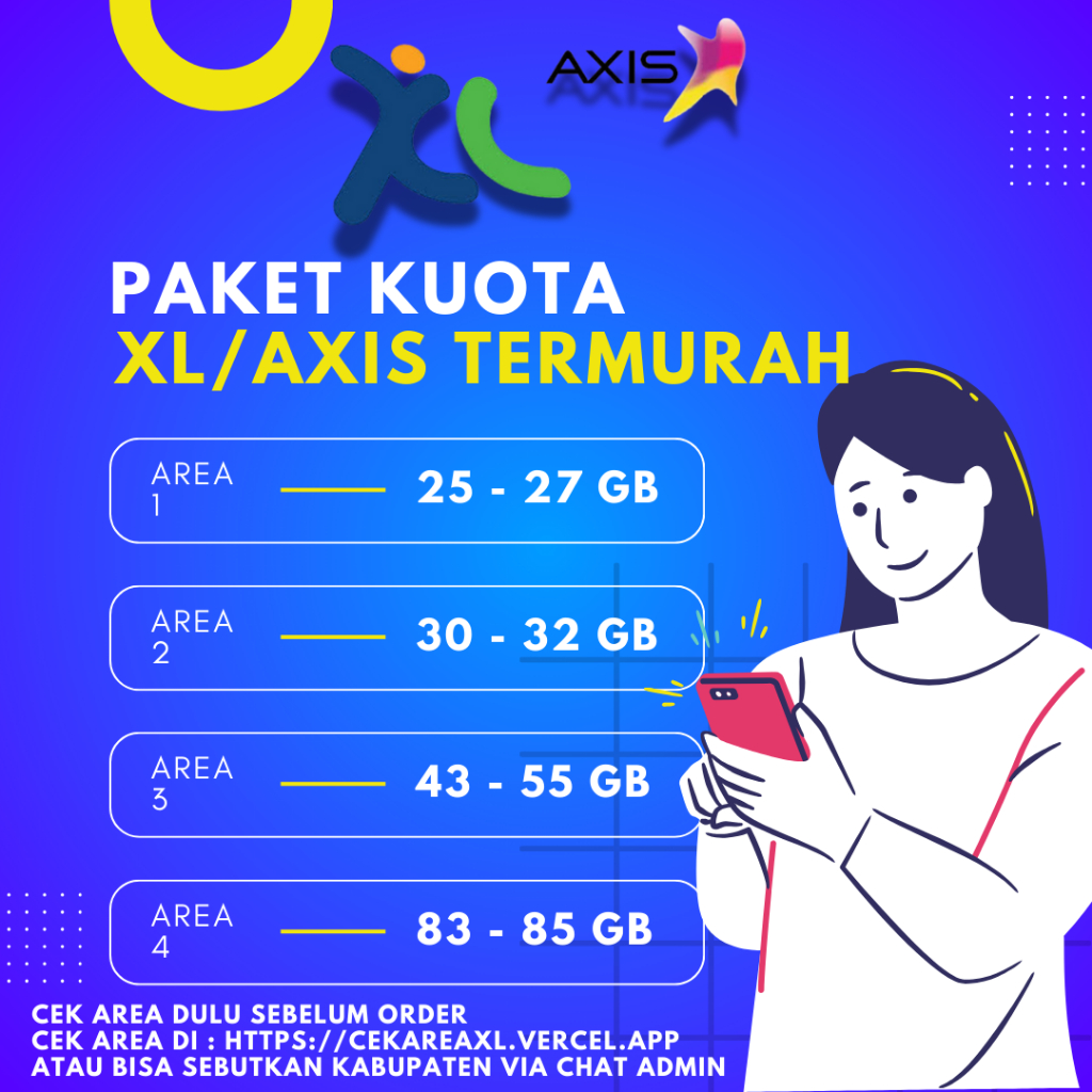 Jual KUOTA AKRAB XL/AXIS MURAH HINGGA 85GB | Shopee Indonesia