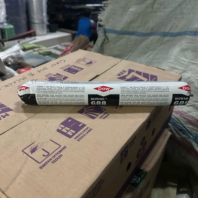 Jual Dowsil 688 White Putih Sealant Sosis Netral 600ml Silicone Lem | Shopee Indonesia