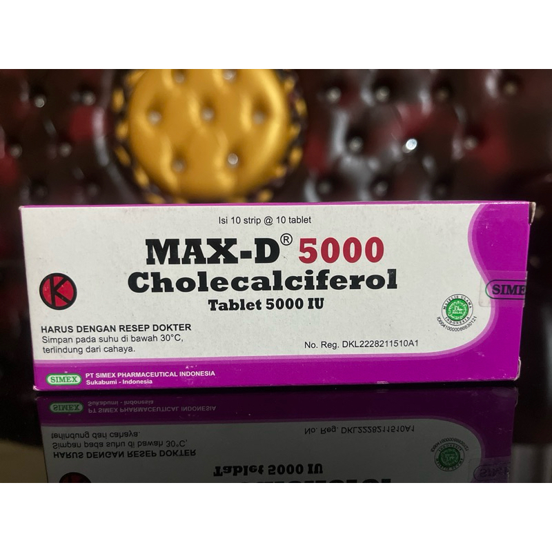 Jual MAX-D 5000 Cholecalsiferol Tablet 5000 IU | Shopee Indonesia