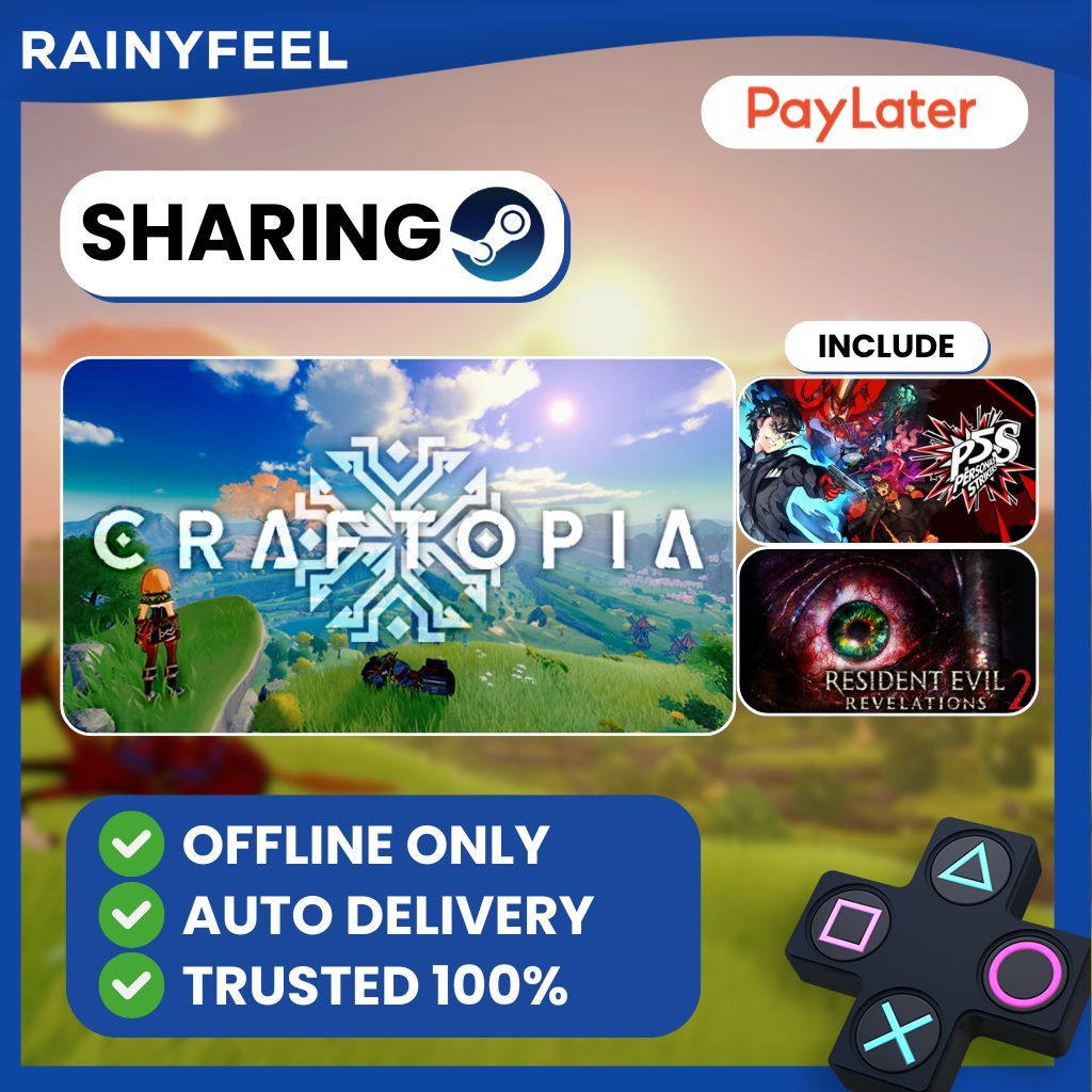 Jual [BONUS STEAM KEY] Craftopia (Sharing With Resident Evil Revelations 2 & Persona 5 Strikers ...
