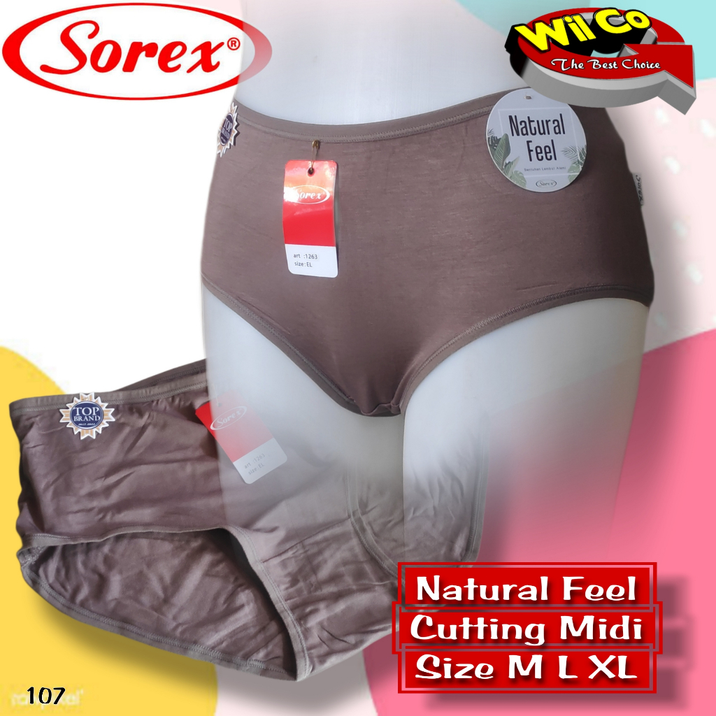 Jual K107 Sorex Celana Dalam Wanita Dewasa dan Remaja Size M - XXL | Shopee Indonesia