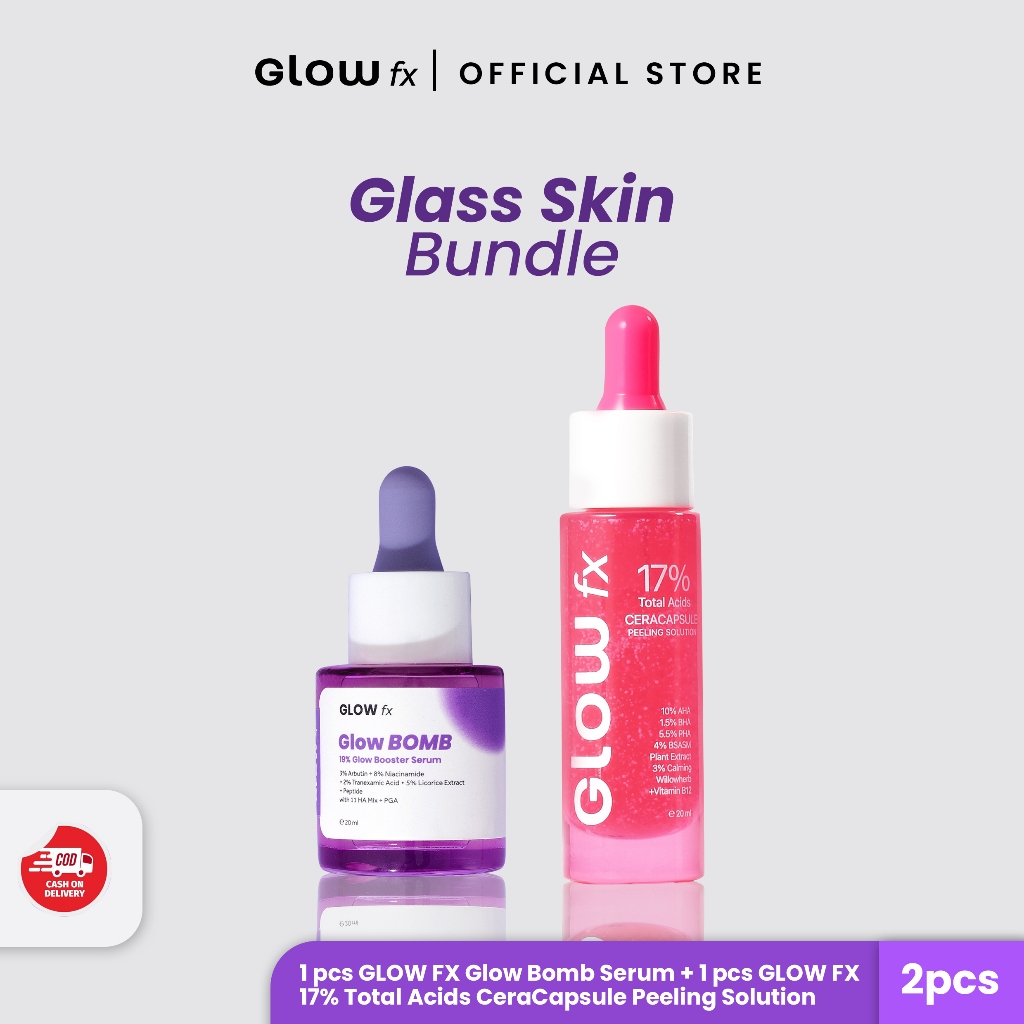 Jual [Glass Skin Bundle] - GLOW FX - 17% Total Acids CeraCapsule ...