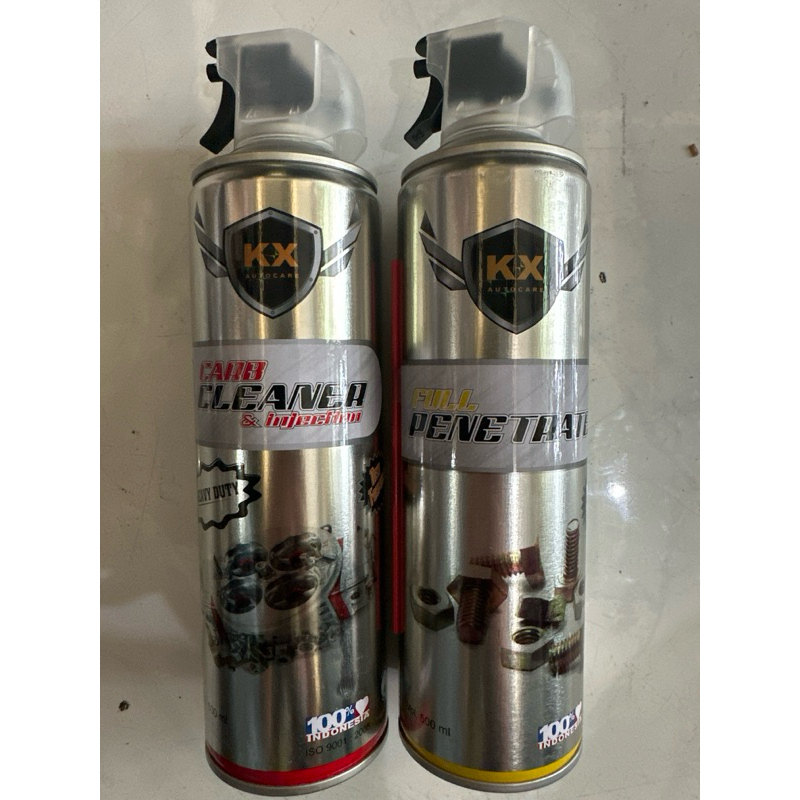 Jual Carbu Cleaner dan Full Penetrane Isi 500 ML KX | Shopee Indonesia