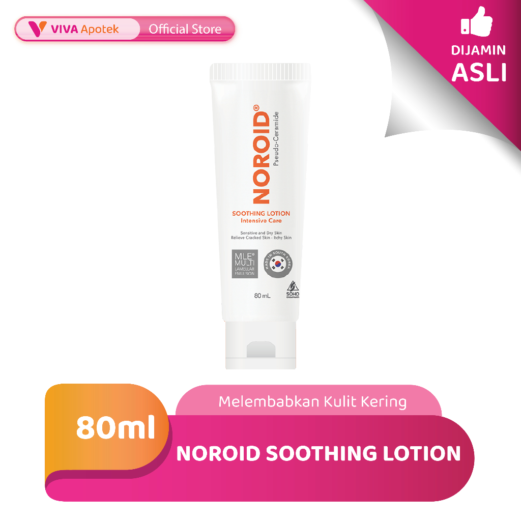 Jual Noroid Soothing Lotion Melembabkan Kulit Kering (80 ml) | Shopee ...