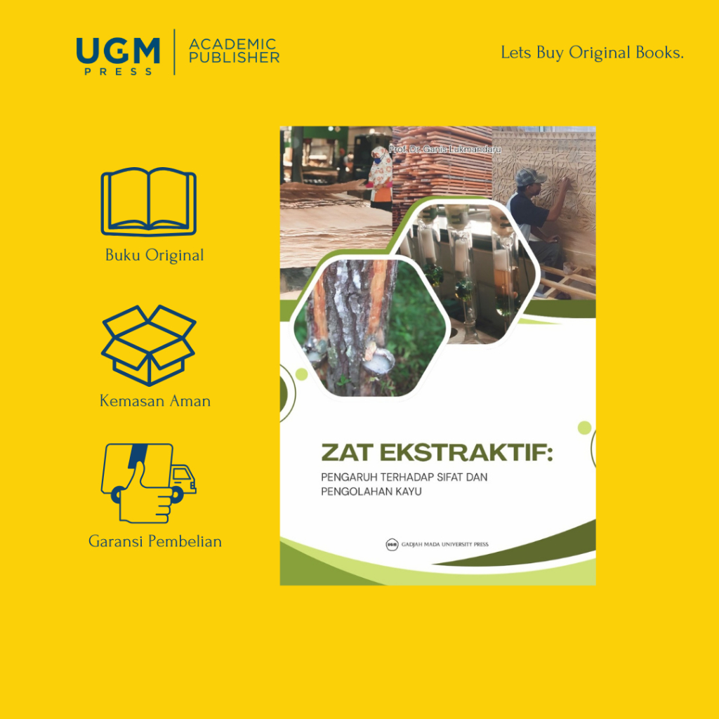 Jual UGM Press Buku Original Zat Ekstraktif Pengantar terhadap Sifat ...