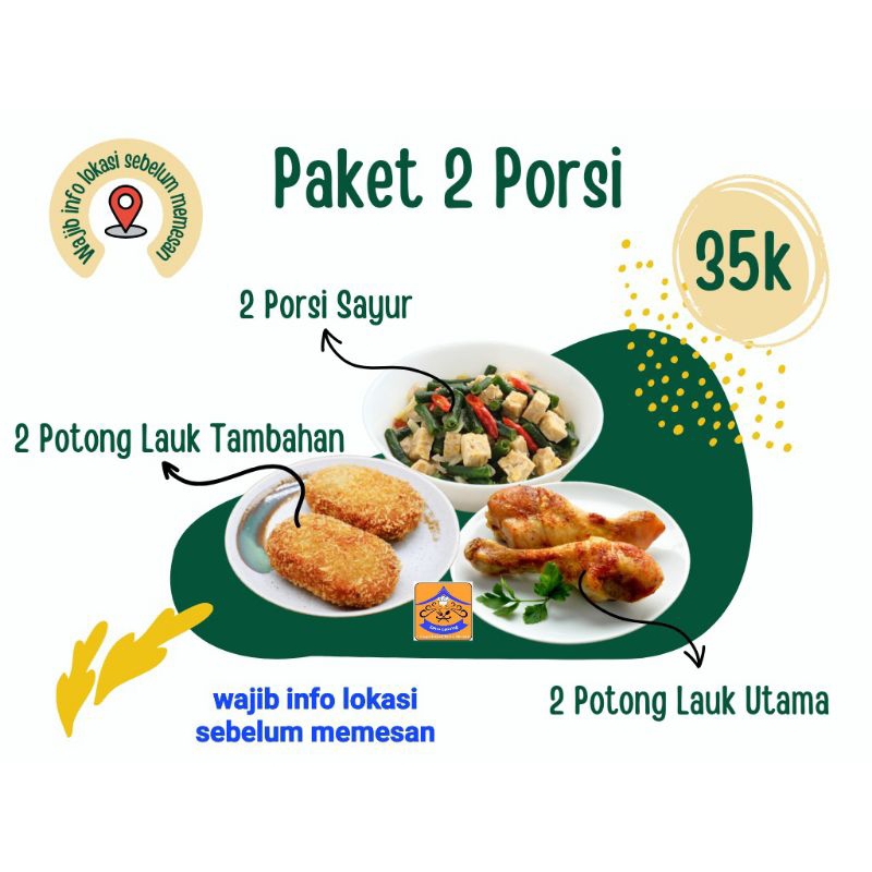 Jual Catering Rumahan Mingguan 2 Porsi(5 hari) | Shopee Indonesia
