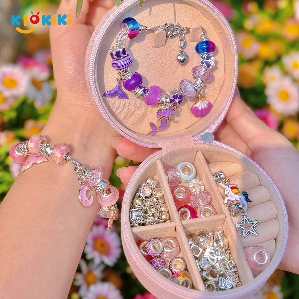 Jual KiKiTOY - 66PCS DIY Charm Gelang Anak Alfamart Set Titanium Guka ...
