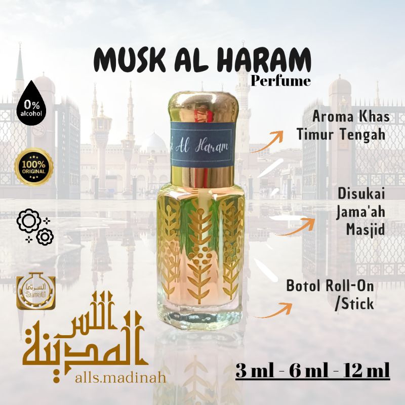 Jual MUSK AL HARAM Parfum Arab Saudi Original 100% KSA Saudi | Shopee ...