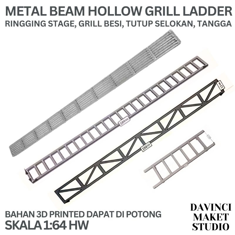 Jual (64) Miniatur Penutup Selokan Grill Besi Rangka Rigging Tangga ...