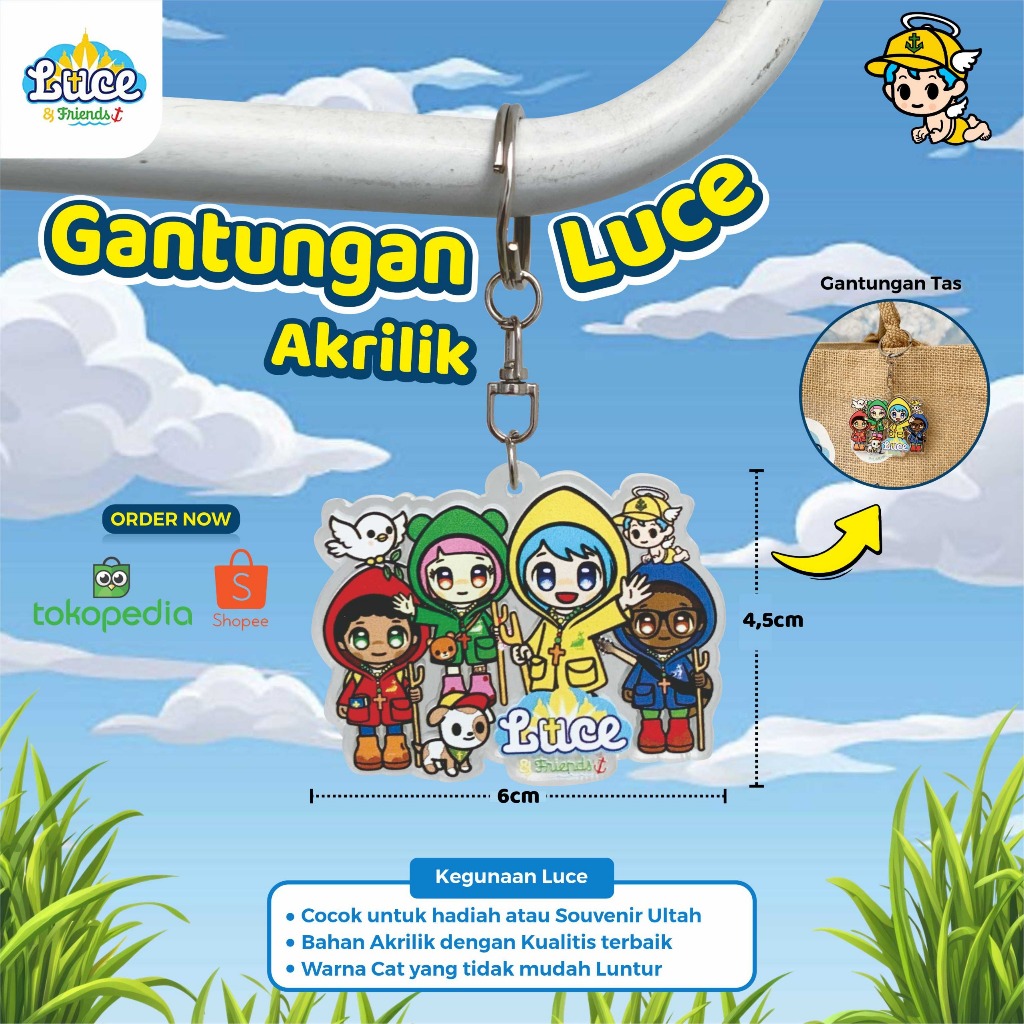 Jual Gantungan Kunci Luce Yubelium 2025 | Keychain Luce and Friends ...