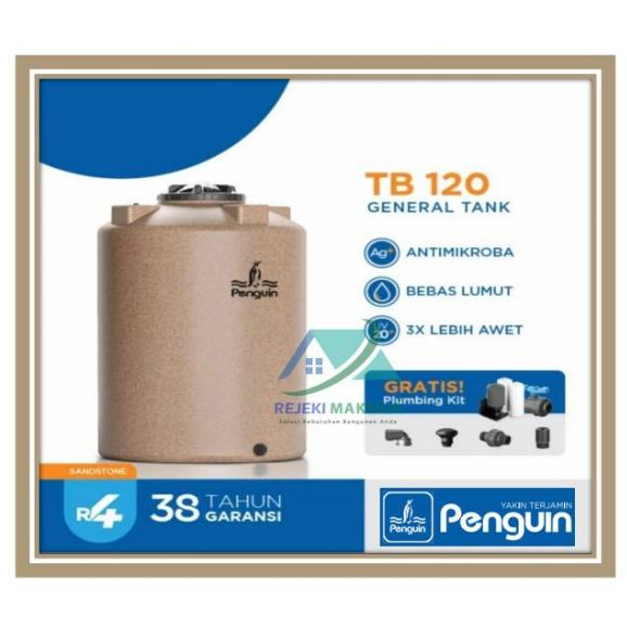 Jual Toren Air Penguin 1200 liter TB 120 - Tangki Tandon Air Natura ...
