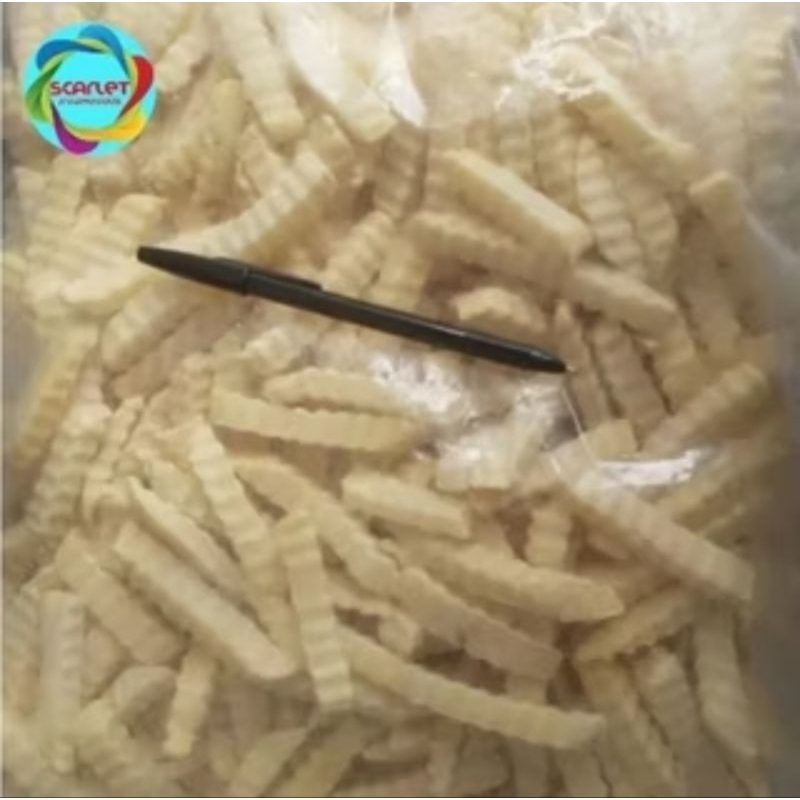 Jual Kentang Beku Crinkle Cut French Fries Kentang Goreng Import ...