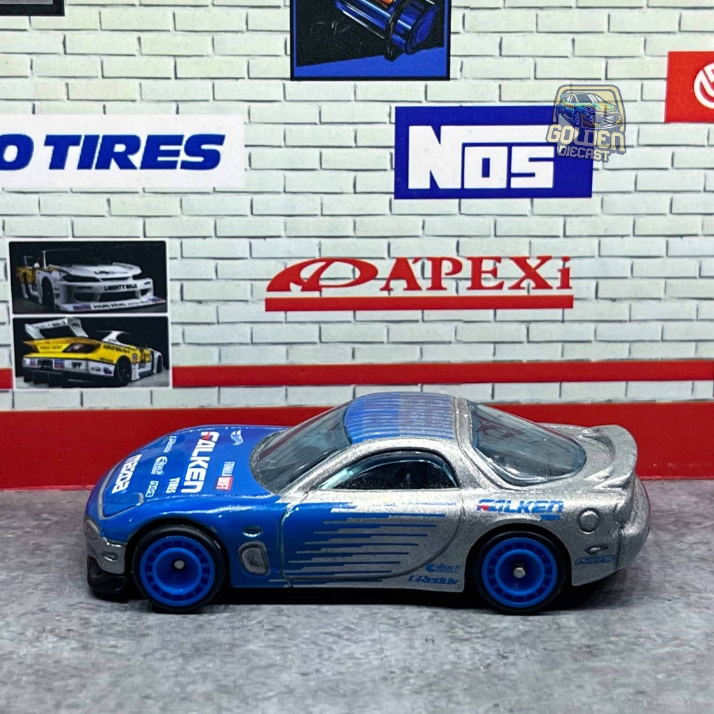 Jual HOT WHEELS 95 MAZDA RX - 7 FALKEN (SILVER) - LOOSE + SWAP WHEELS ...