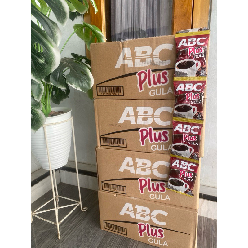Jual 1 DUS KOPI ABC PLUS GULA 18 gram [ 1 dus isi 120 pcs] | Shopee ...