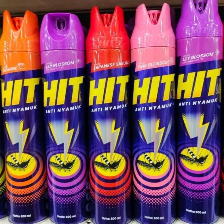 Jual Hit Aerosol 600 ml LIly Blossom Pink Blossom Orange Japanese ...