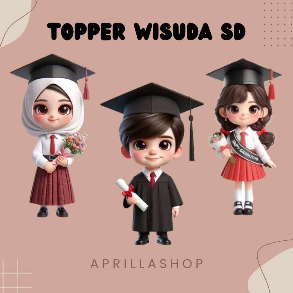 Jual TOPPER BUKET WISUDA SD / TOPPER WISUDA SEKOLAH DASAR | Shopee ...