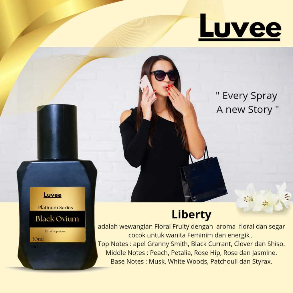 Jual LUVEE Liberty extrait de parfume 30ML... Terinspirasi dari ysl l ...
